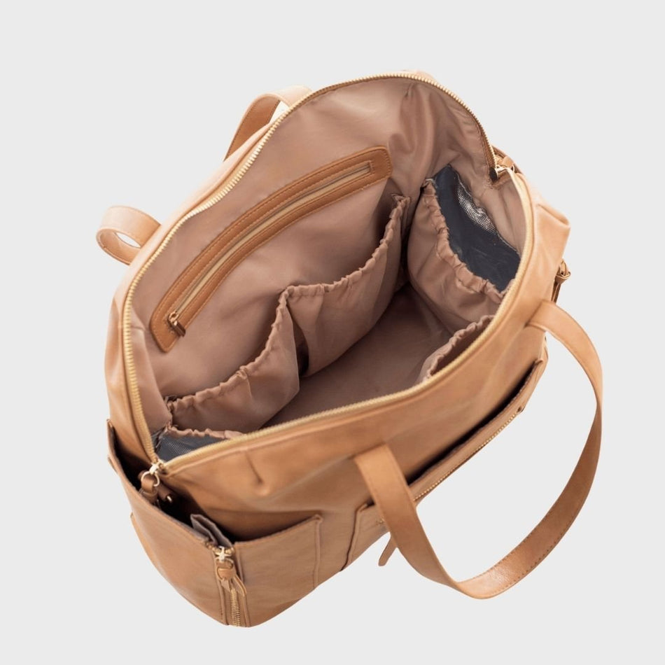 Chelsea Convertible Diaper Bag | Backpack to Tote | Vegan Leather ...